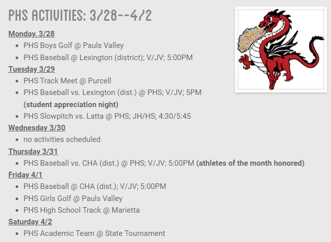 Live Feed | Purcell High School